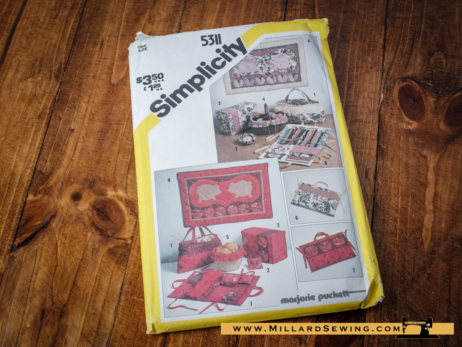 Simplicity 5311 Pattern, String Quilted Sewing Accessory Pattern ...