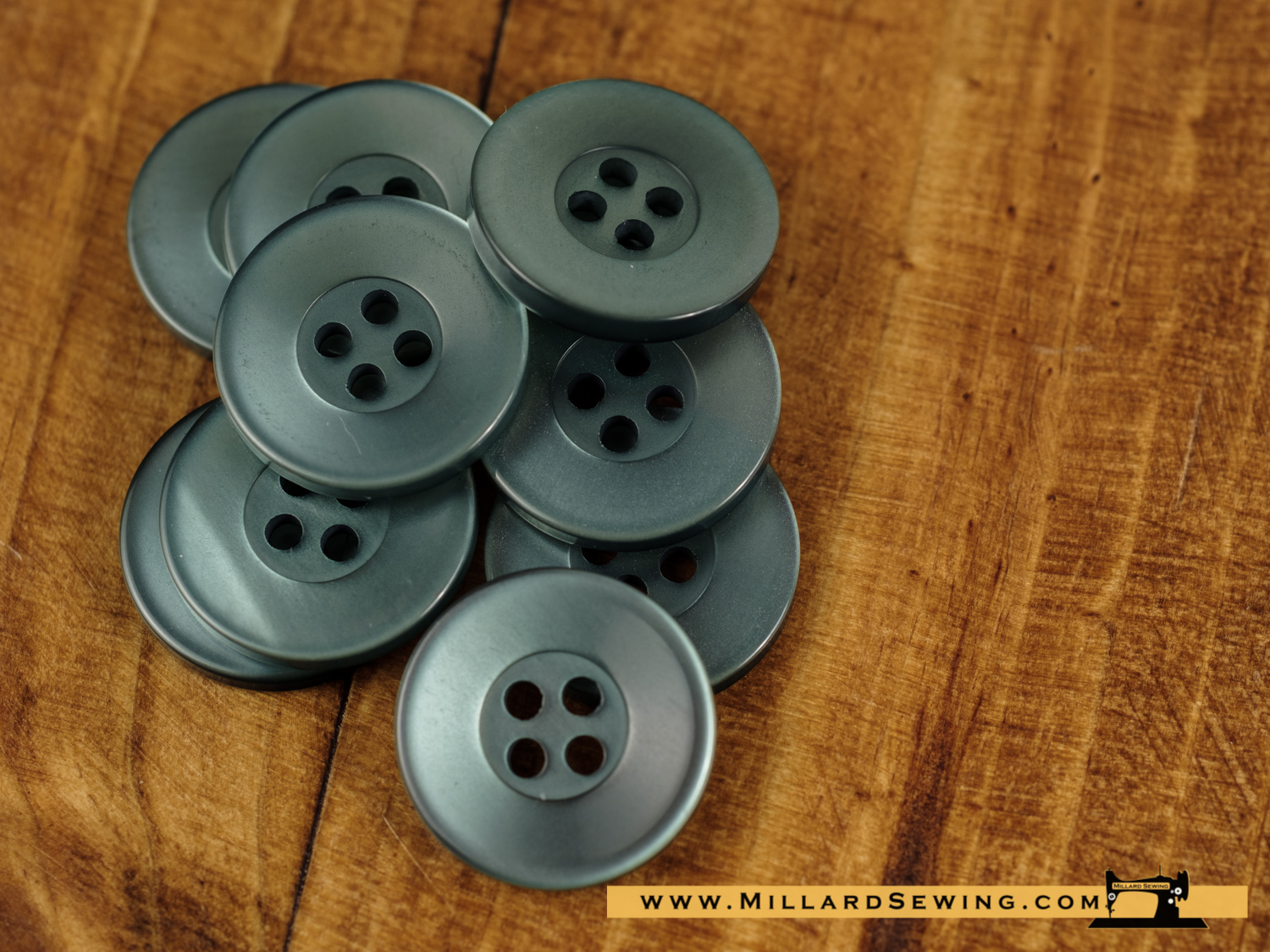 Buttons 10 Pack Size 30 In Slate – Millard Sewing Center