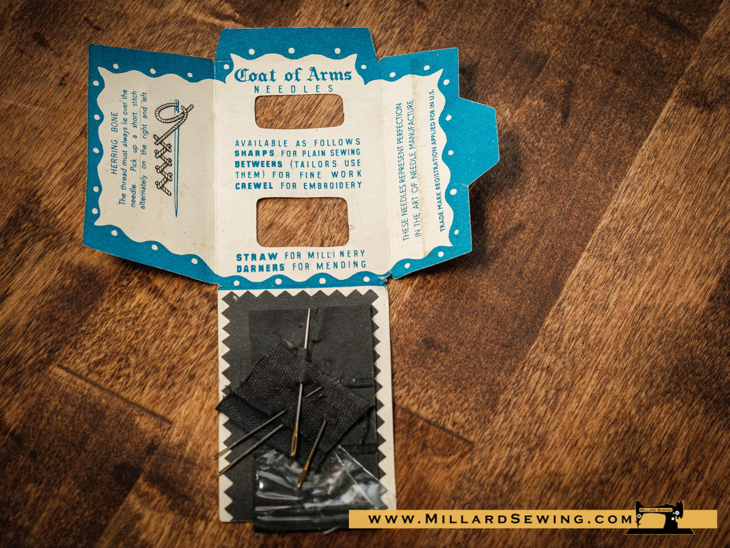 Vintage Hand Sewing Needle Pack by Coat Of Arms – Millard Sewing Center