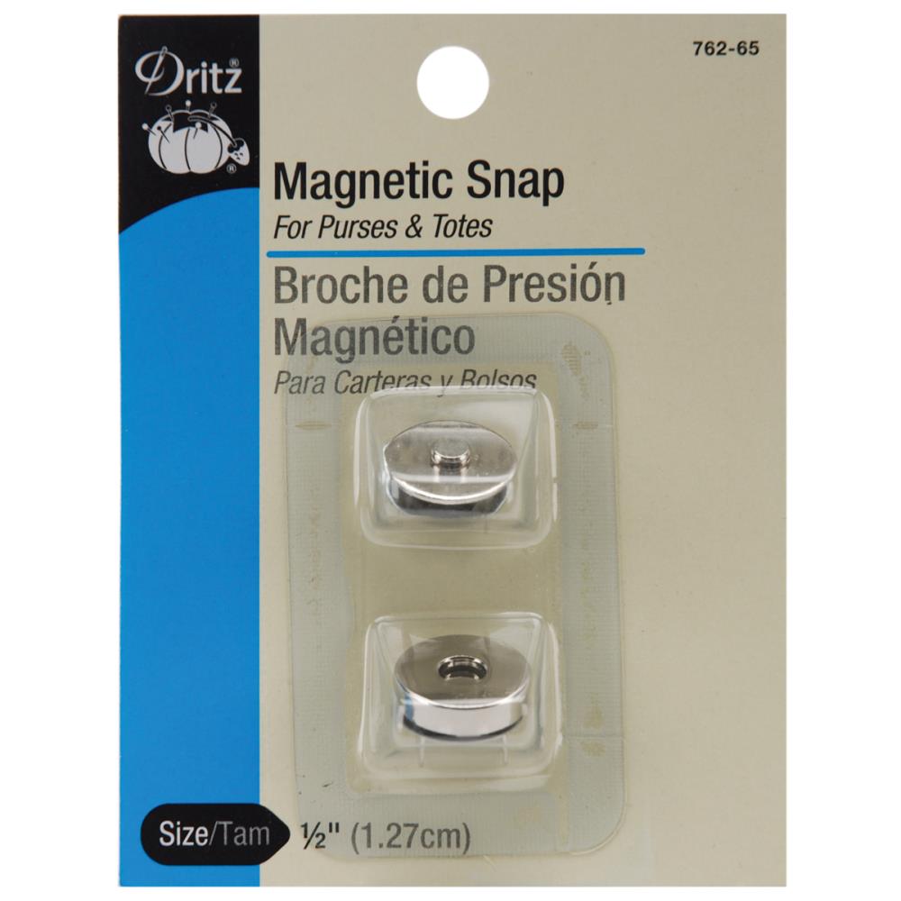 Round Magnetic Snap 1/2″ 1/Pkg by Dritz – Millard Sewing Center