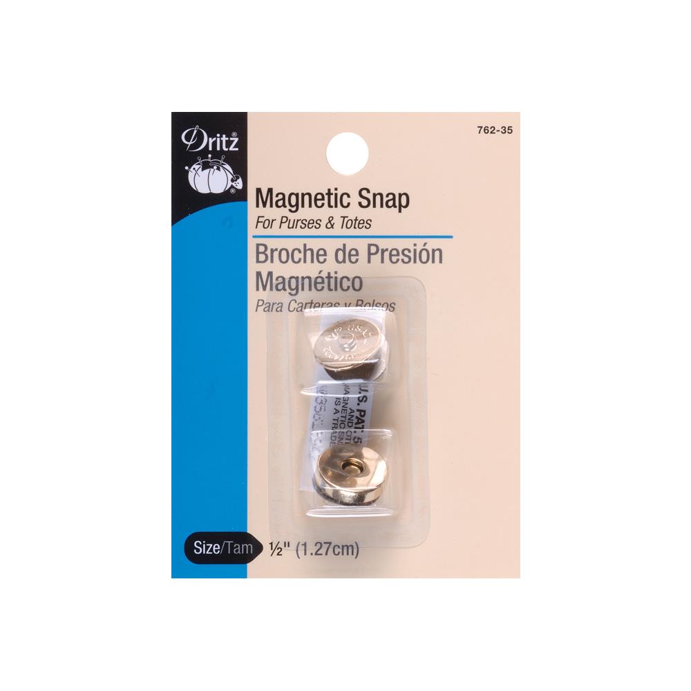Round Magnetic Snap 1/2″ 1/Pkg by Dritz – Millard Sewing Center