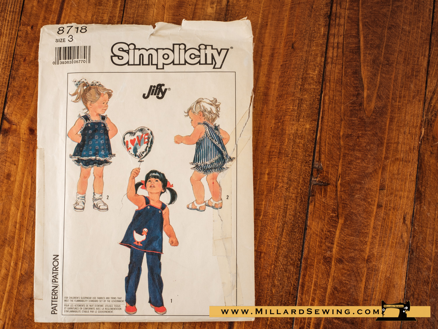 Simplicity 8718 – Millard Sewing Center